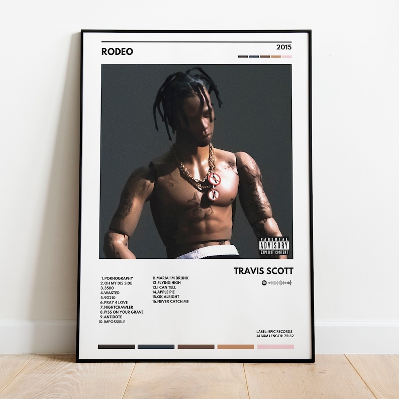 Travis Scott Rodeo Album Poster - Etsy