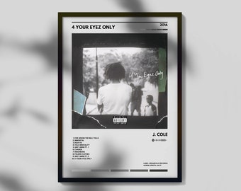 J. Cole 4 Your Eyez Only Album Poster - Etsy