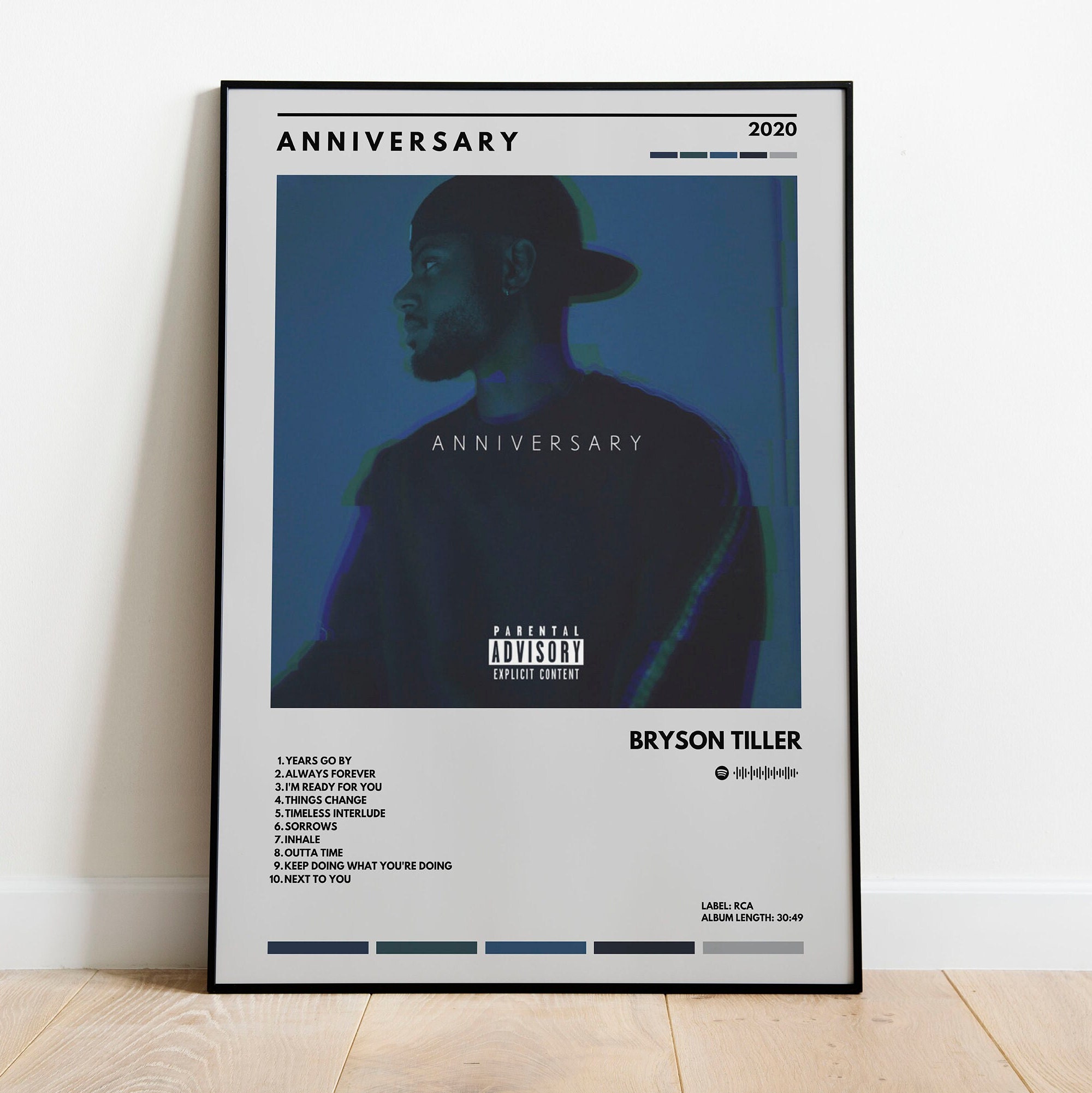 Bryson Tiller Album Poster Set - Etsy