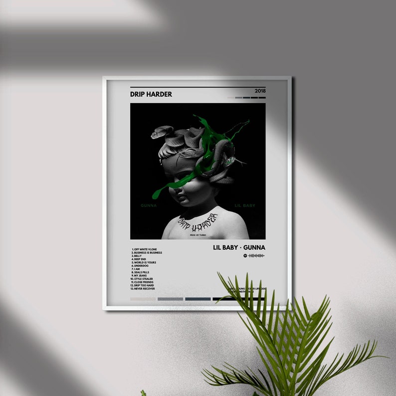 Drip Harder Lil Baby Gunna Album Poster - Etsy
