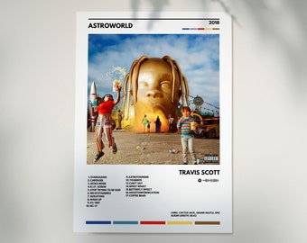 Travis Scott ASTROWORLD Album Poster - Etsy UK