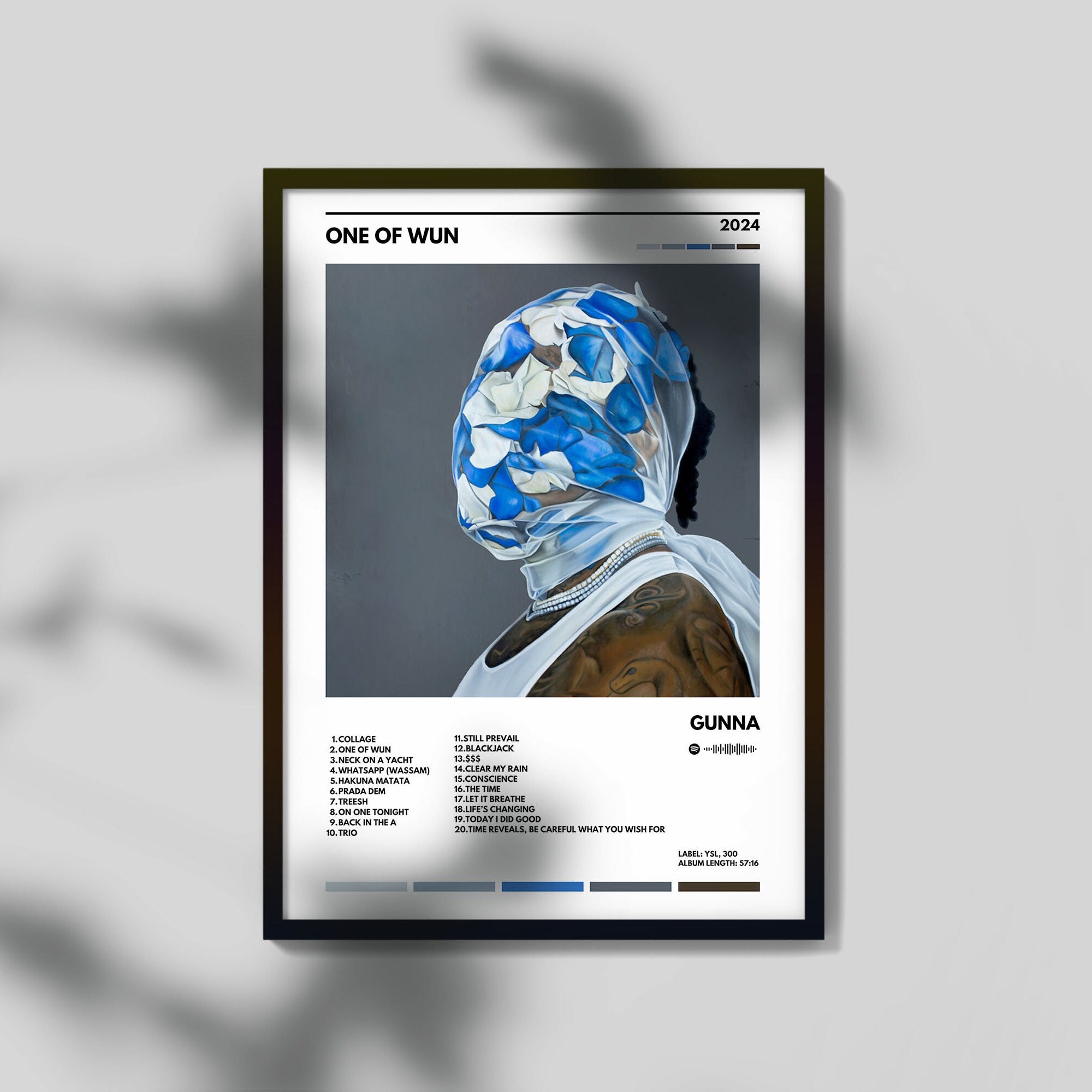 Gunna One of Wun Album Poster - Etsy
