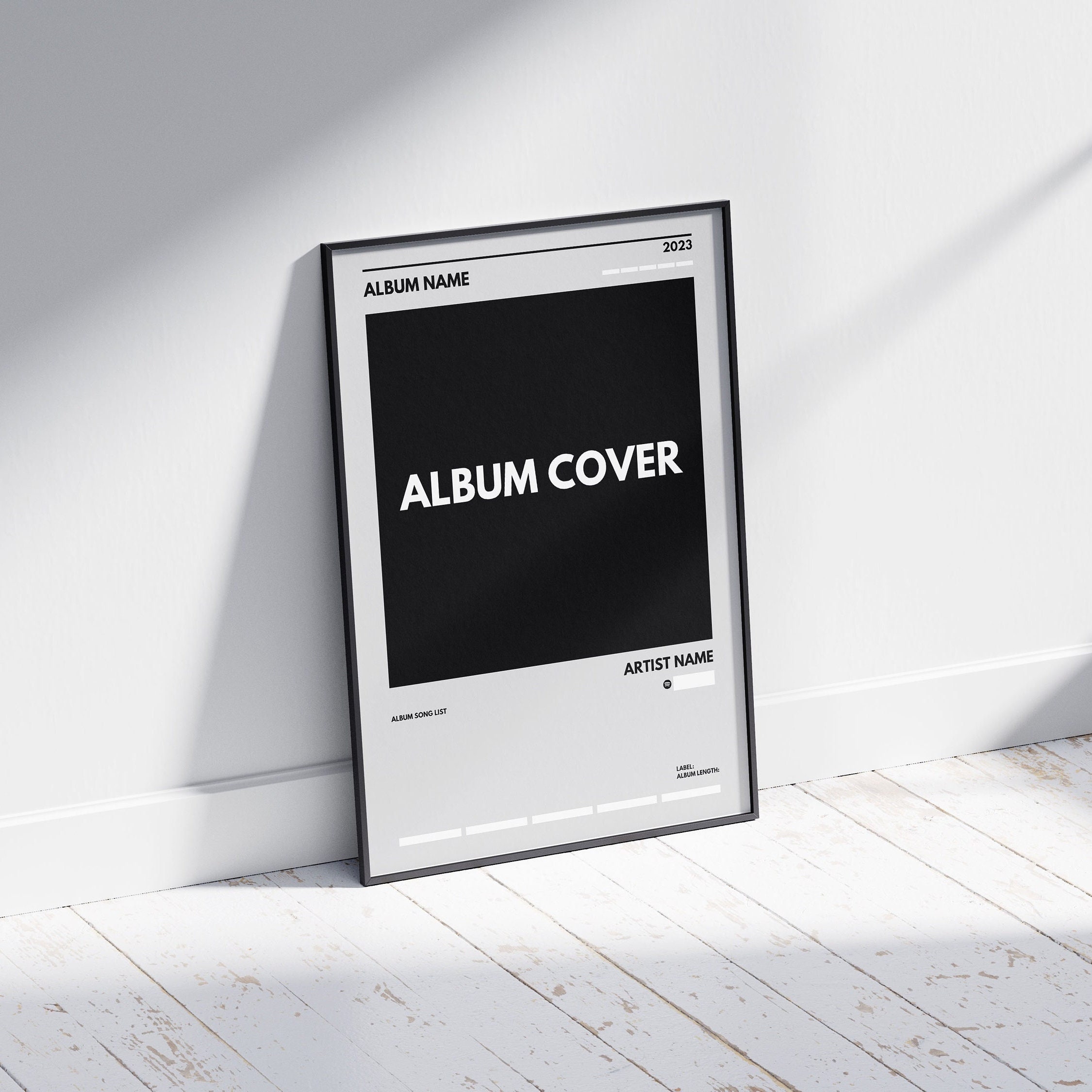 Custom Design Your Own Album Poster - Etsy