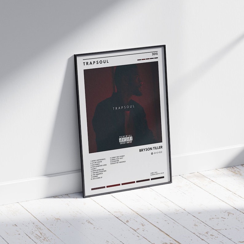 Bryson Tiller Album Poster Set - Etsy