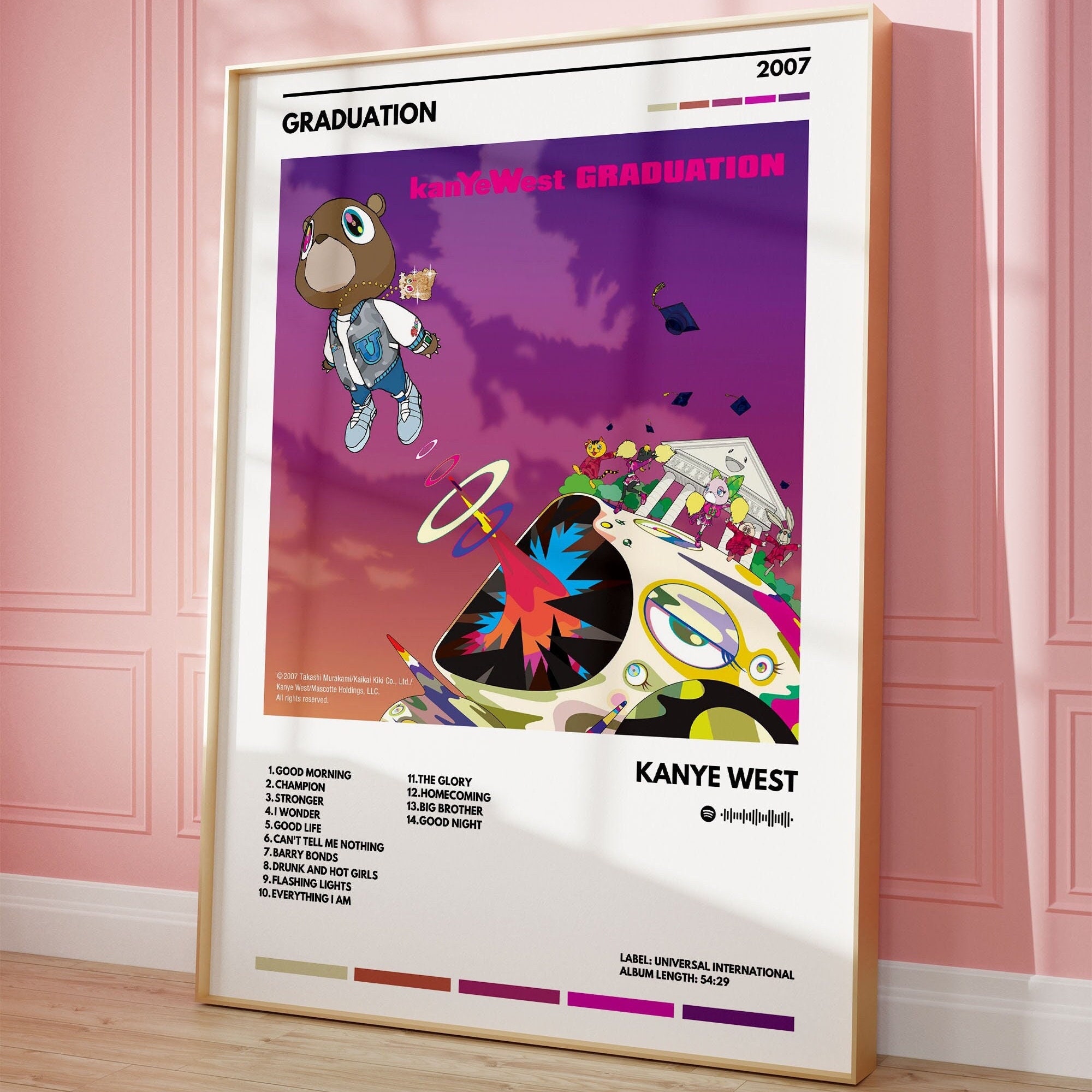 Kanye West Graduation Album Poster - Etsy