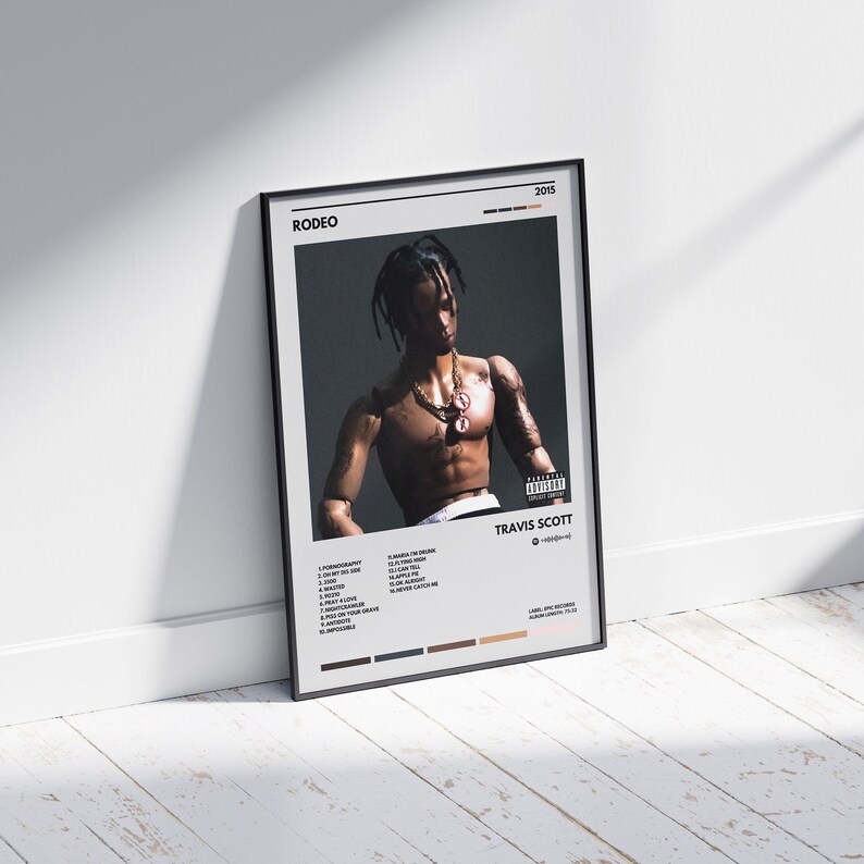Travis Scott Rodeo Album Poster - Etsy