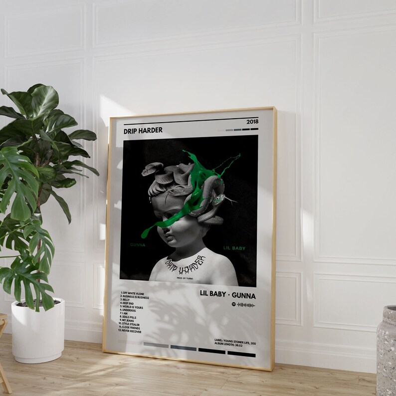 Drip Harder Lil Baby Gunna Album Poster - Etsy