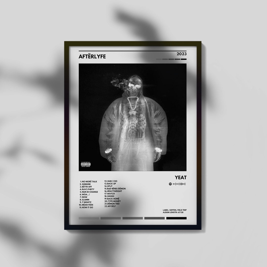 Yeat Aftërlyfe Album Poster - Etsy