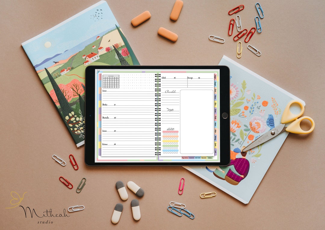 2023-2024 Digital Planner With Dates for Teacher Digital - Etsy