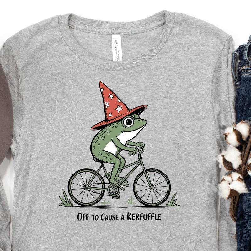 Long Sleeve Tee Frog - Etsy