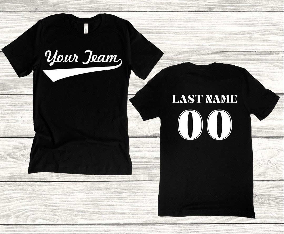 Custom Team Name Jersey Shirt, Custom Shirt, Sports Team Shirts, Custom ...