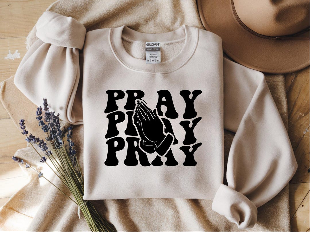 Pray Sweater, Bible Verse Hoodie, Christian Sweatshirt, Womens Clothing ...