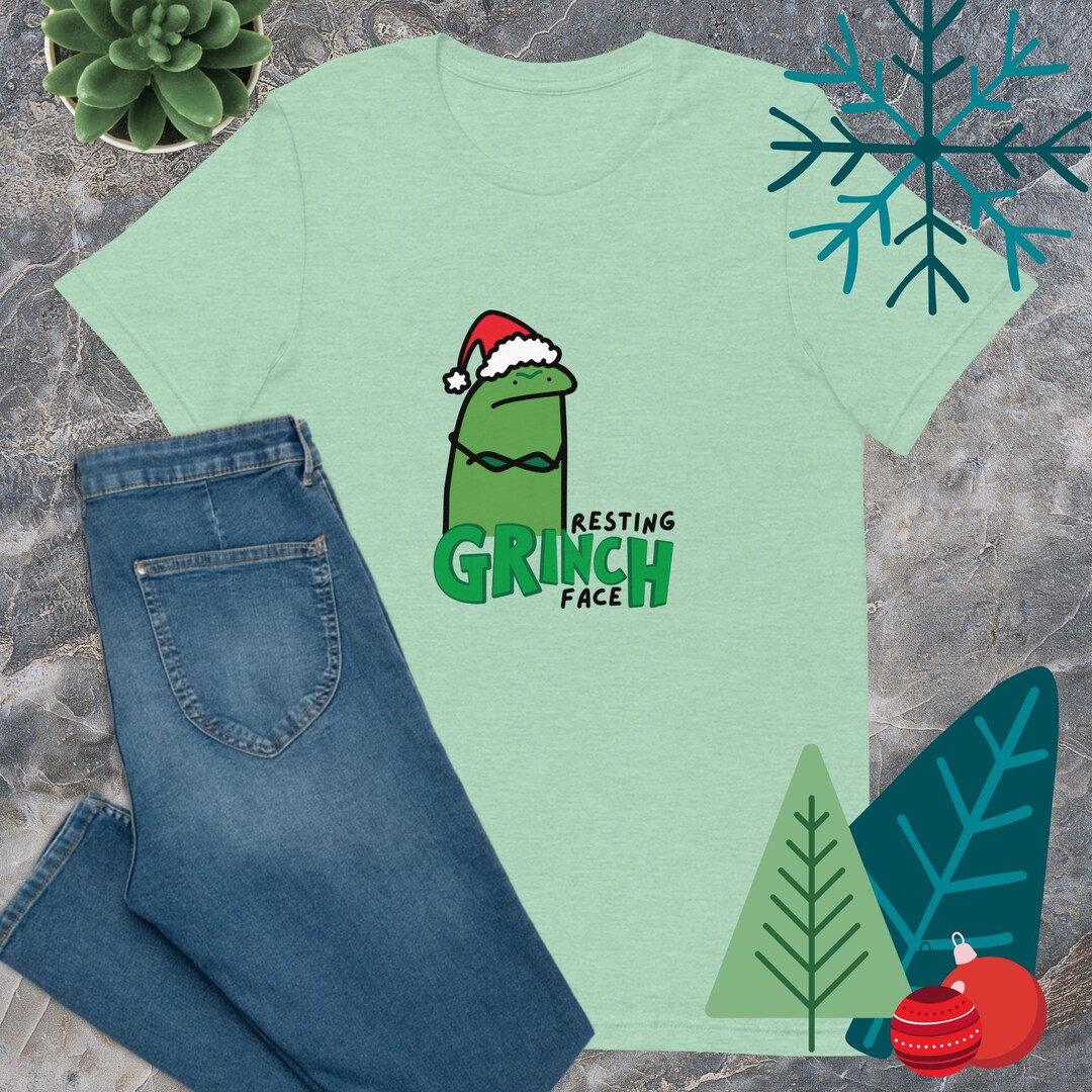 Resting Grinch Face - Etsy