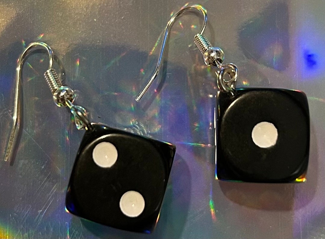 Dice Earrings - Etsy