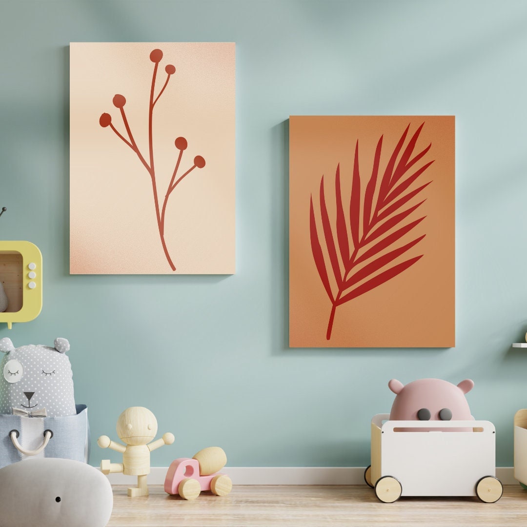 Leaf Design Wall Design - Etsy