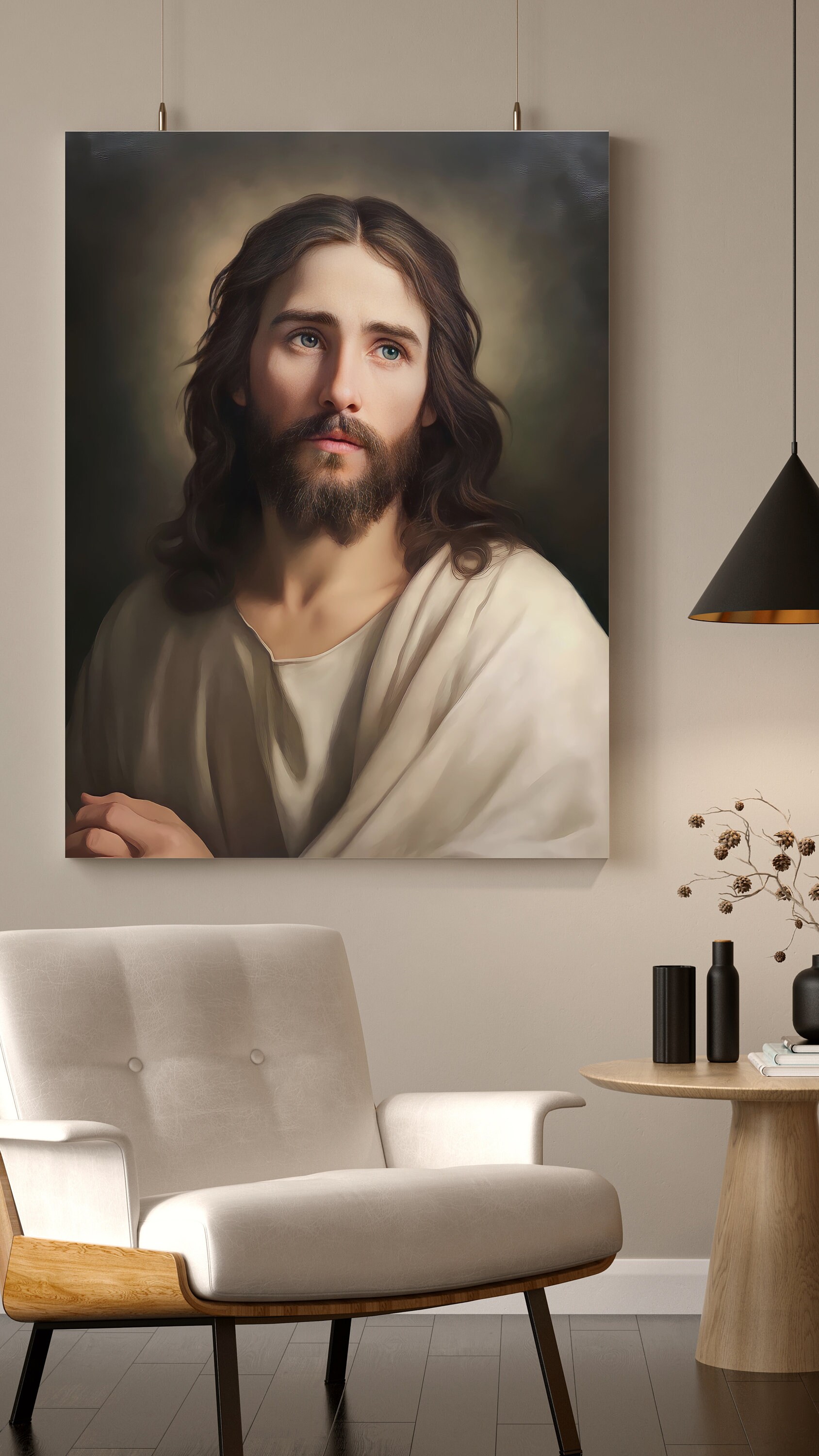 Jesus Christ Jesus Wall Art Religious Art Christian Wall - Etsy