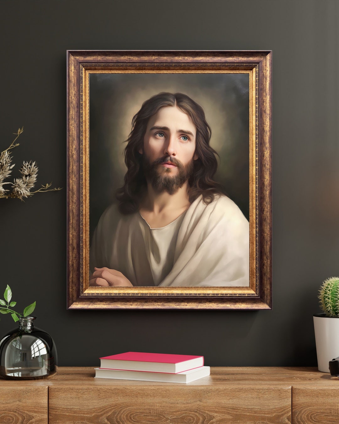 Jesus Christ Jesus Wall Art Religious Art Christian Wall - Etsy