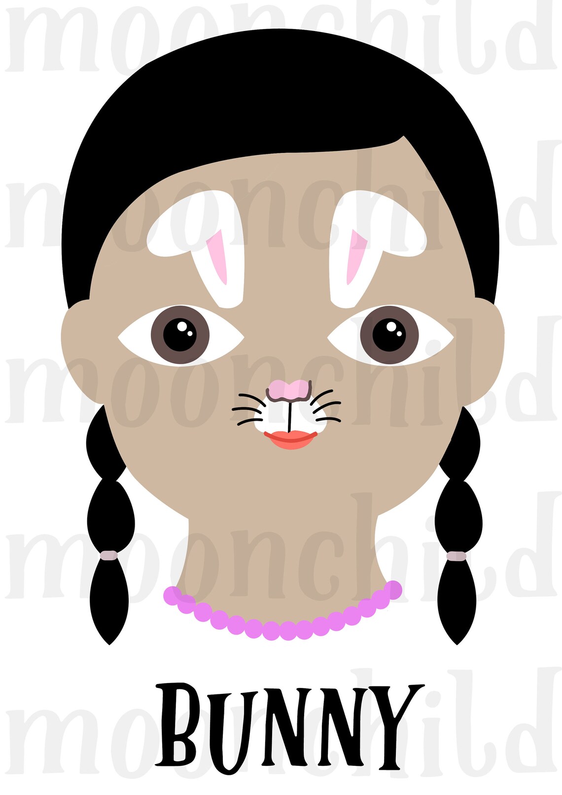 Large Easter Spring Face Painting Menu Board Image. Printable PDF Image ...