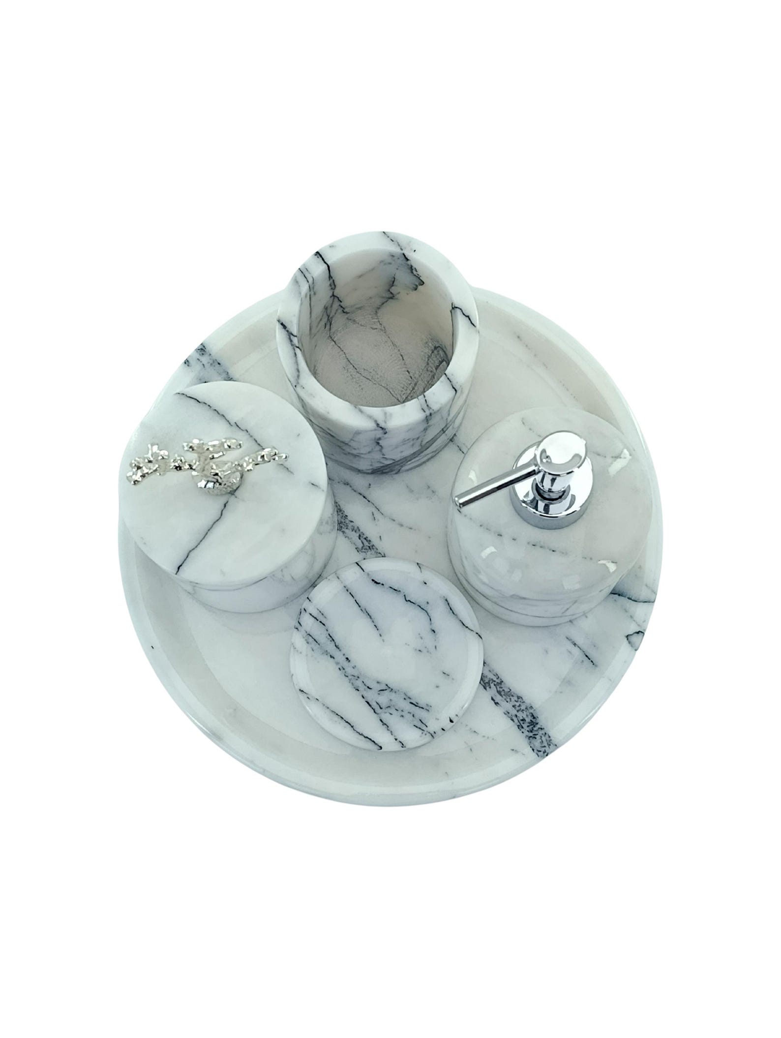Luxury Naturel Marble Bathroom Set - 5 Pieces - Fast Shipping, Fast ...