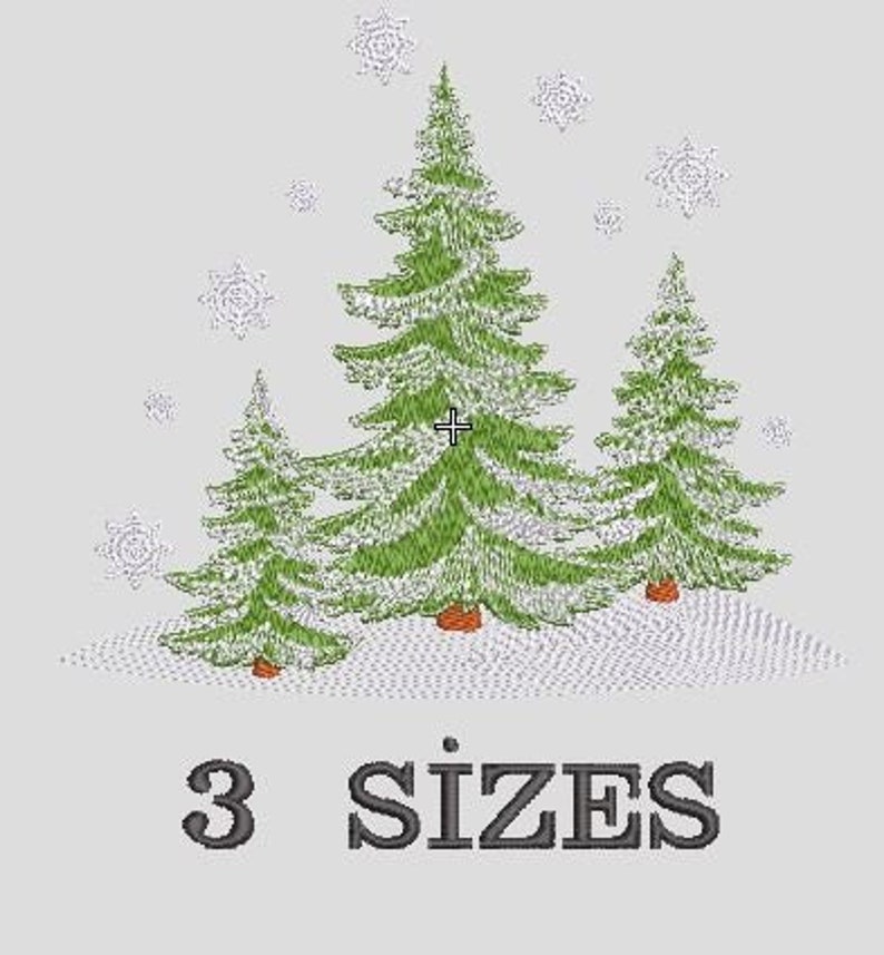 Tree Machine Embroidery Design - Etsy