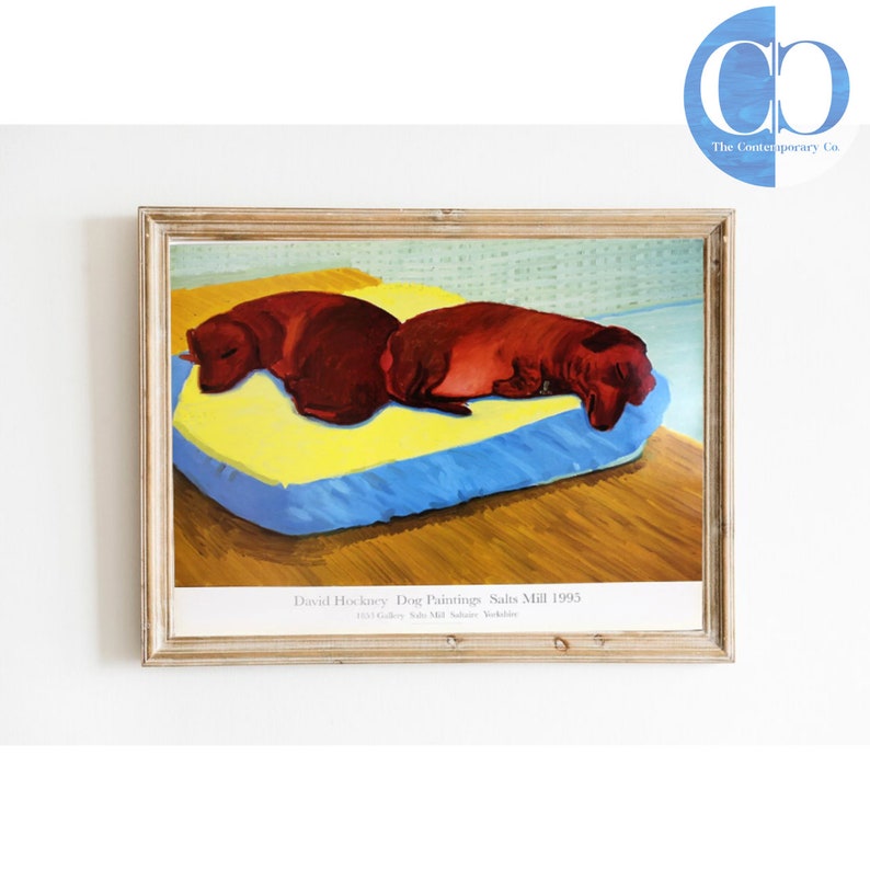 David Hockney Original Limited Edition 'dog 38' - Etsy