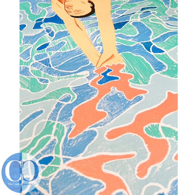 David Hockney Original Limited Edition Munich Olympics Poster - Etsy