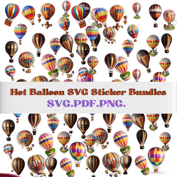 Printable Balloon Stickers - Etsy