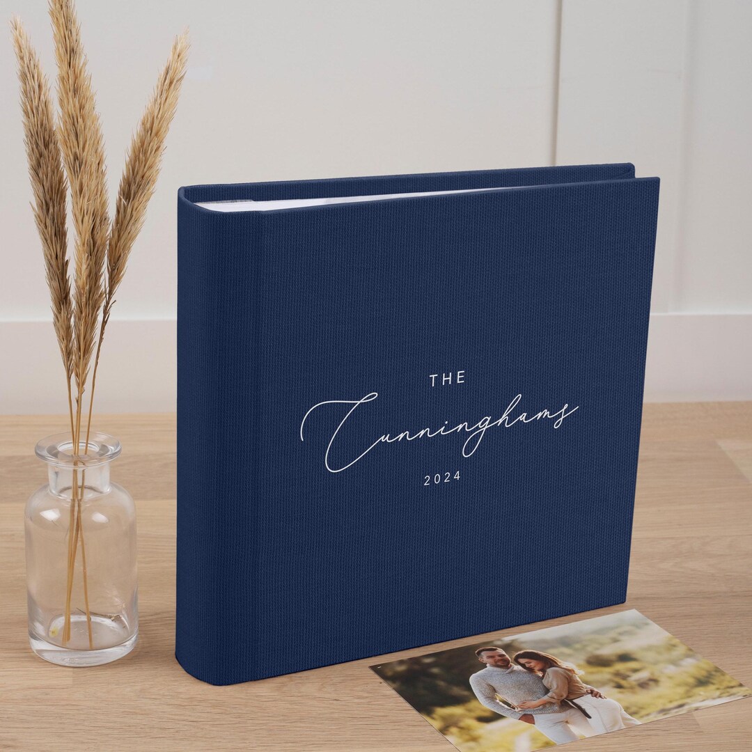 Photo Album With Sleeves | Holds 200 4x6 Photos | Personalized Wedding ...