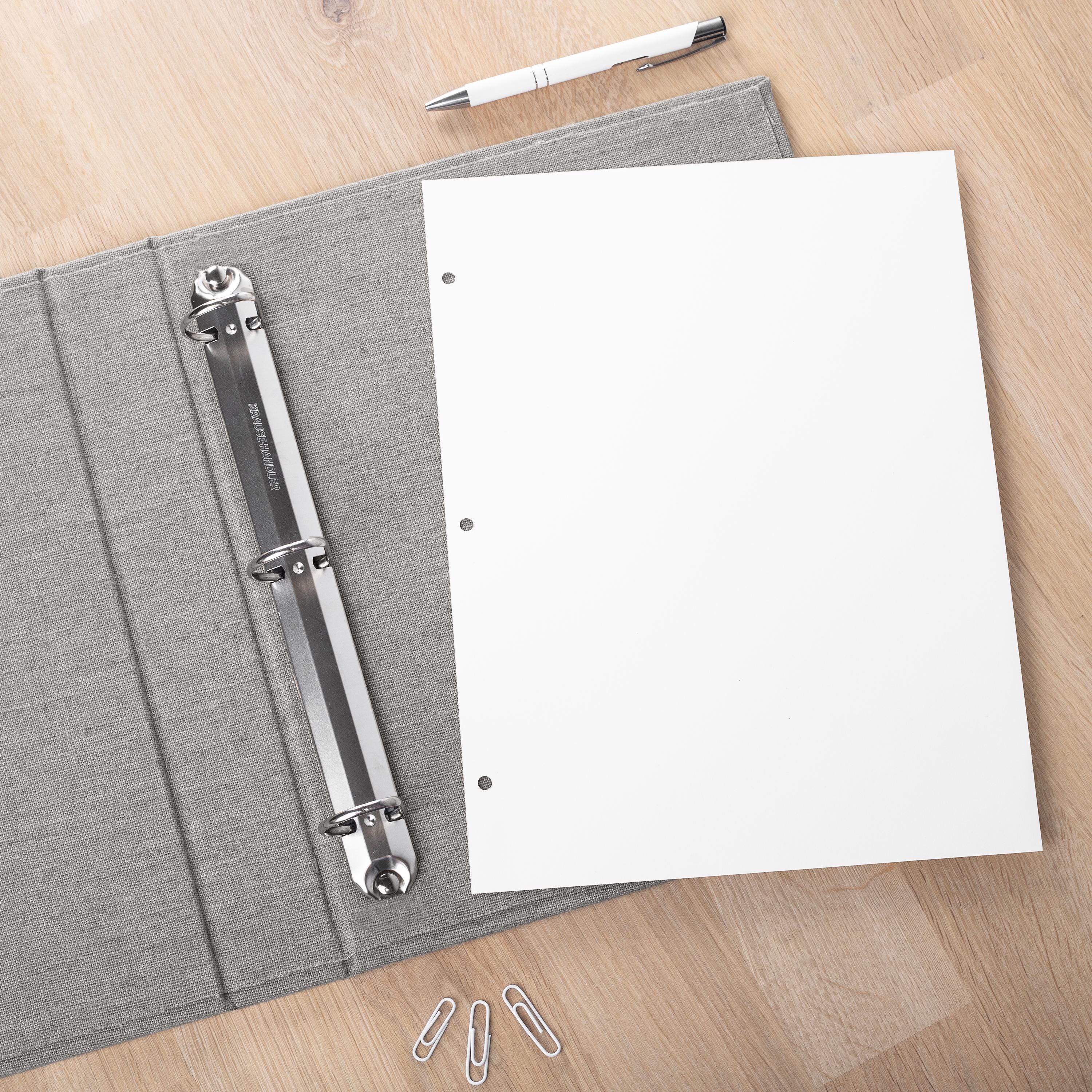 Personalized Portfolio Ring Binder for A4 Paper & A4 Plastic Sleeves ...