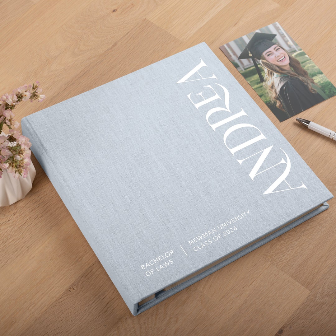 Large Personalized Graduation Photo Album | Junior High School College ...