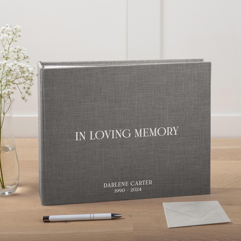 Condolence Book - Etsy
