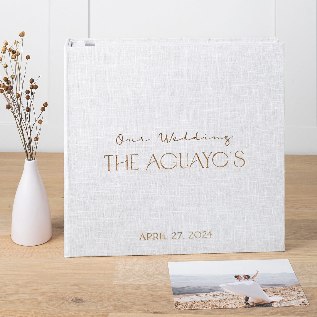 Personalized Wedding Photo Album | Extra Large Scrapbook | Custom Self ...