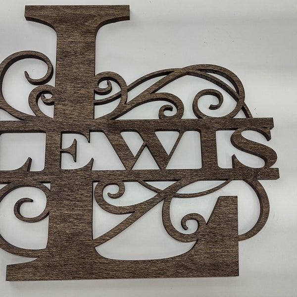 Wood Wall Monogram - Etsy