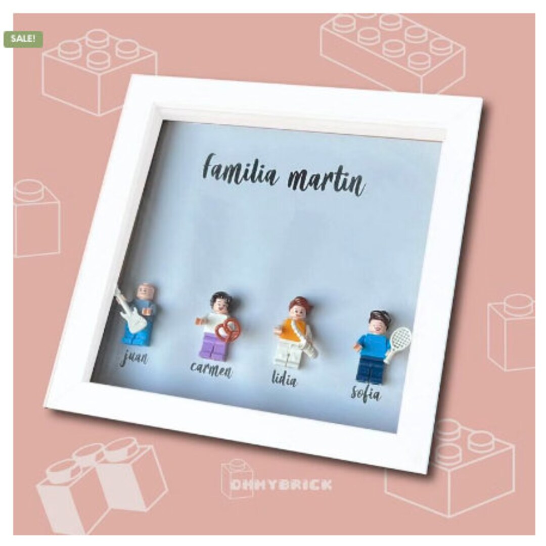 Personalized Lego Family Box. Minifigures Perfect for Birthday, Mother ...