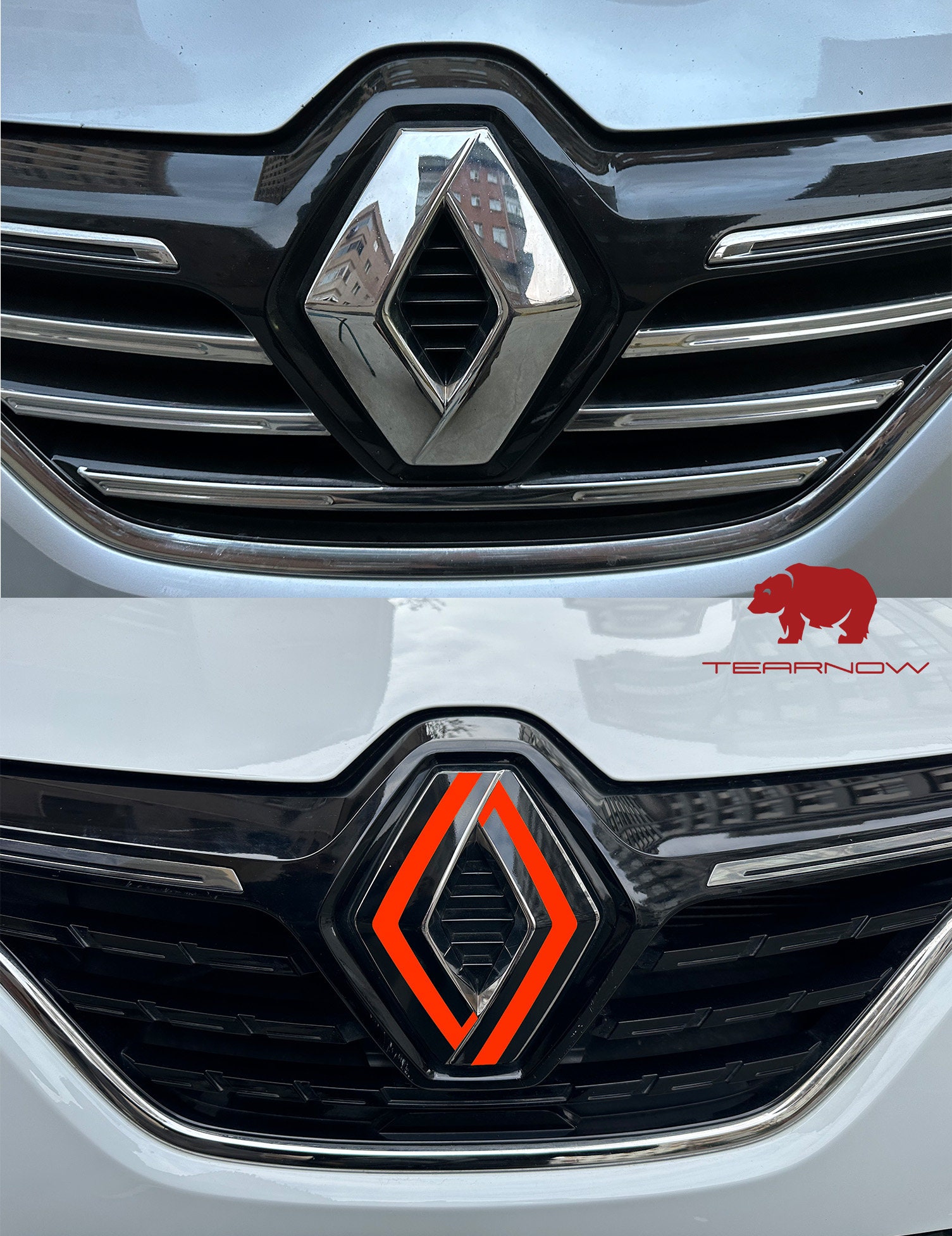 Renault New Design Emblem Covering/sticker - Etsy