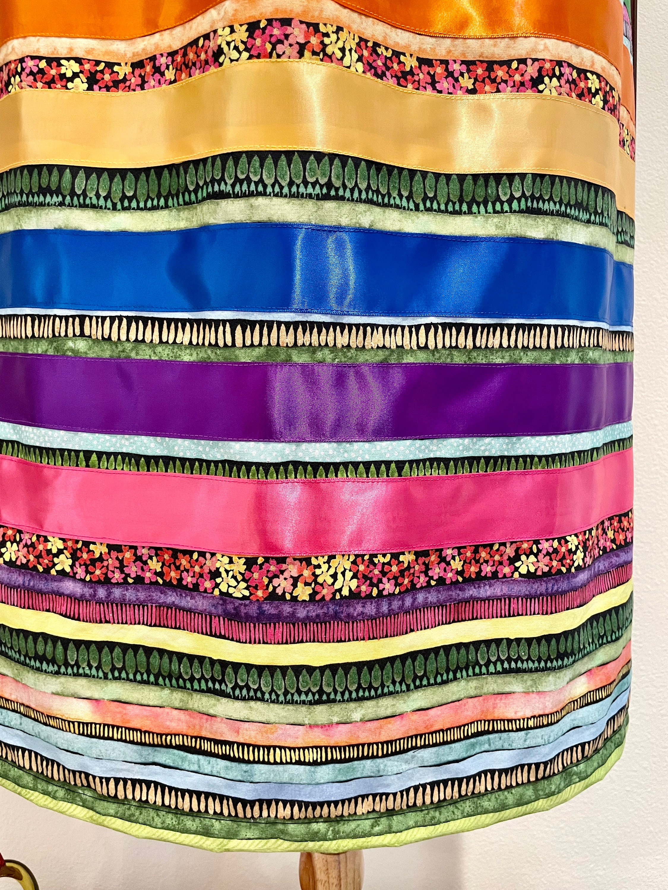 Native Garden Rainbow 2 Sizes Fancy Ribbon Skirt - Etsy