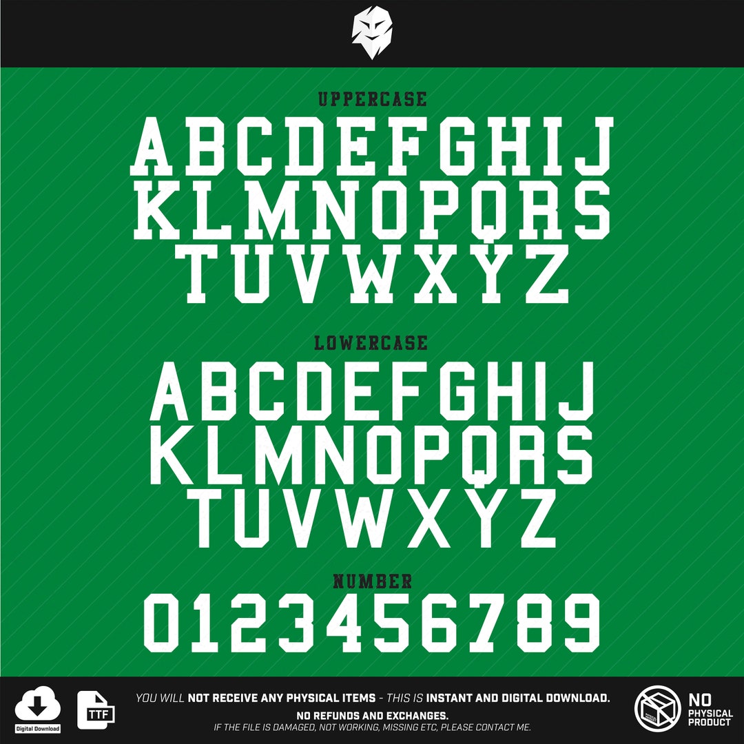 N0tre Dame Fighting Irish Font (otf) - Etsy