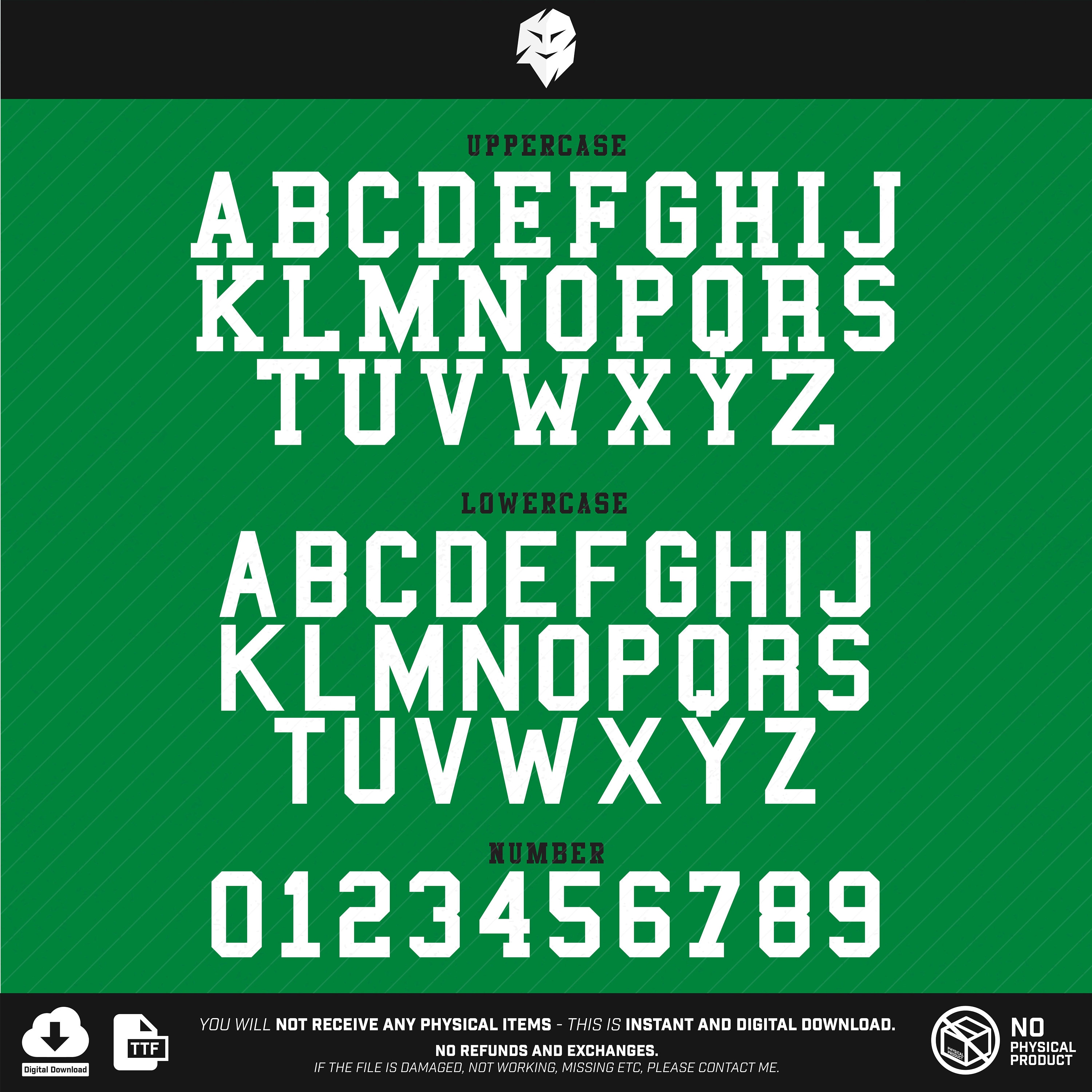 N0tre Dame Fighting Irish Font (otf) - Etsy