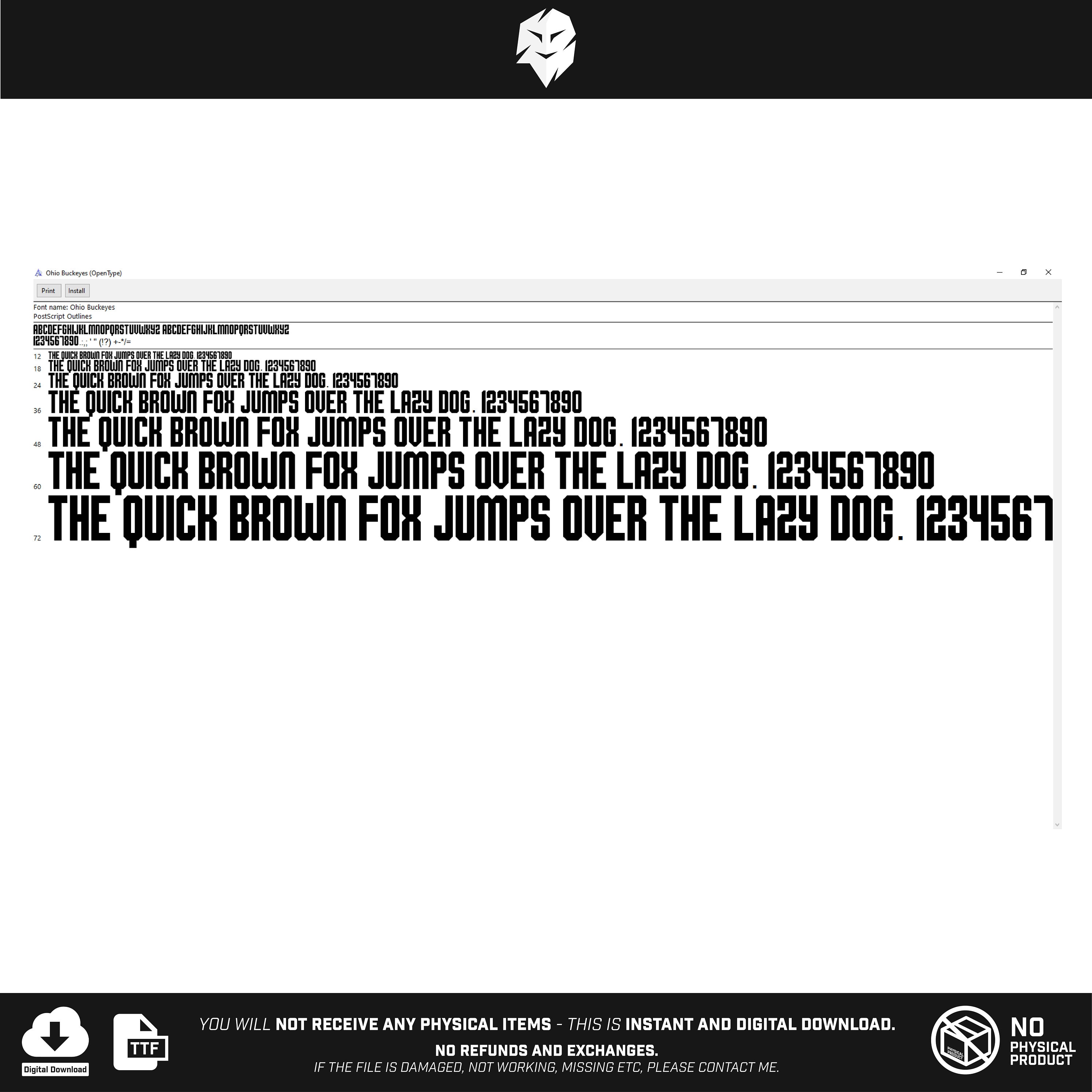 Ohi0 Buckeyes Font (otf) - Etsy