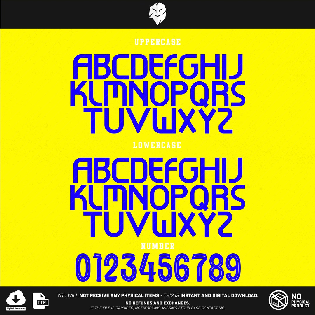 Al N4ssr 2003-2004 Font (ttf) - Etsy
