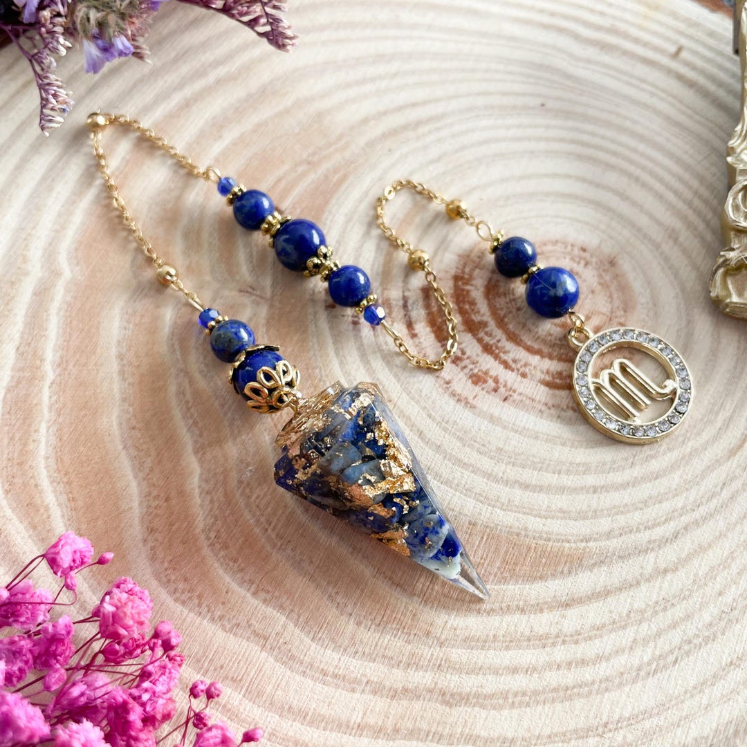 Divinatory Pendulums in Natural Stones, Zodiac Astrology Model ...