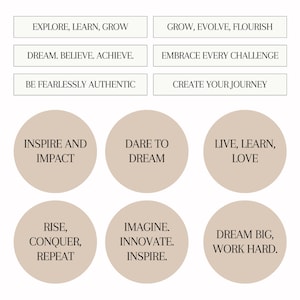 Printable Vision Board Bundle, Affirmations, Manifestation, Vision ...
