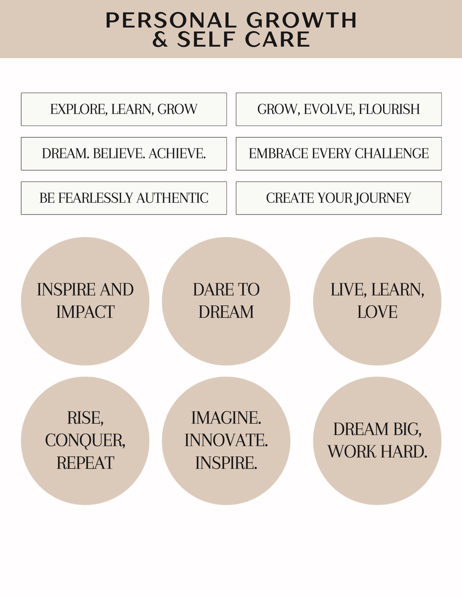 Printable Vision Board Bundle, Affirmations, Manifestation, Vision ...