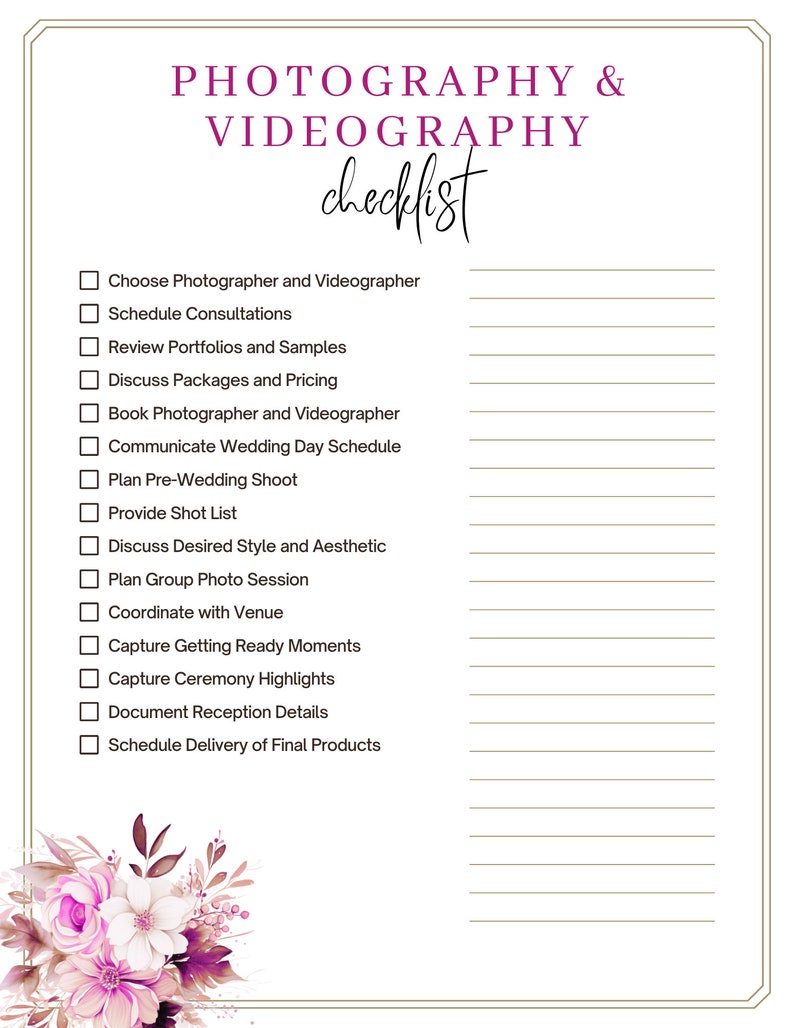 Wedding Organizer, Wedding Checklist, Wedding Timeline, Wedding Plan ...