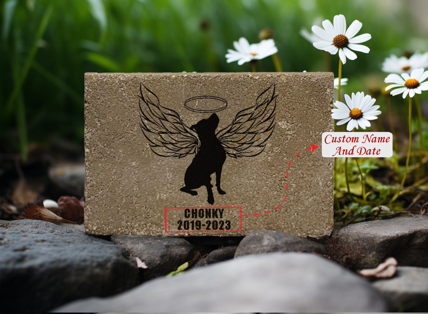 Personalized Memorial Stone for Dog, Pet, Lovers One Vintage ...