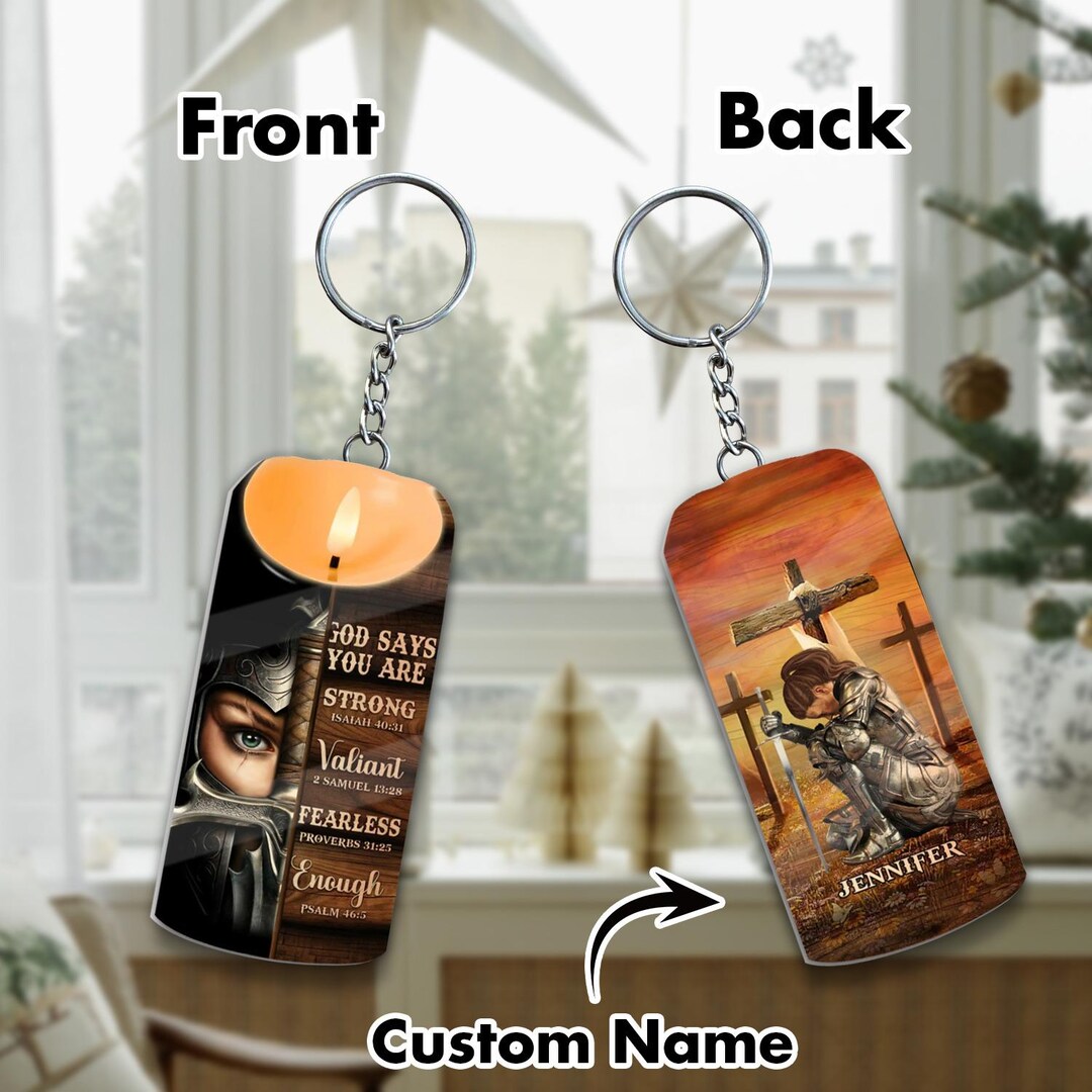 Personalized Woman Warrior of God, God Say You Are Strong Valiant ...