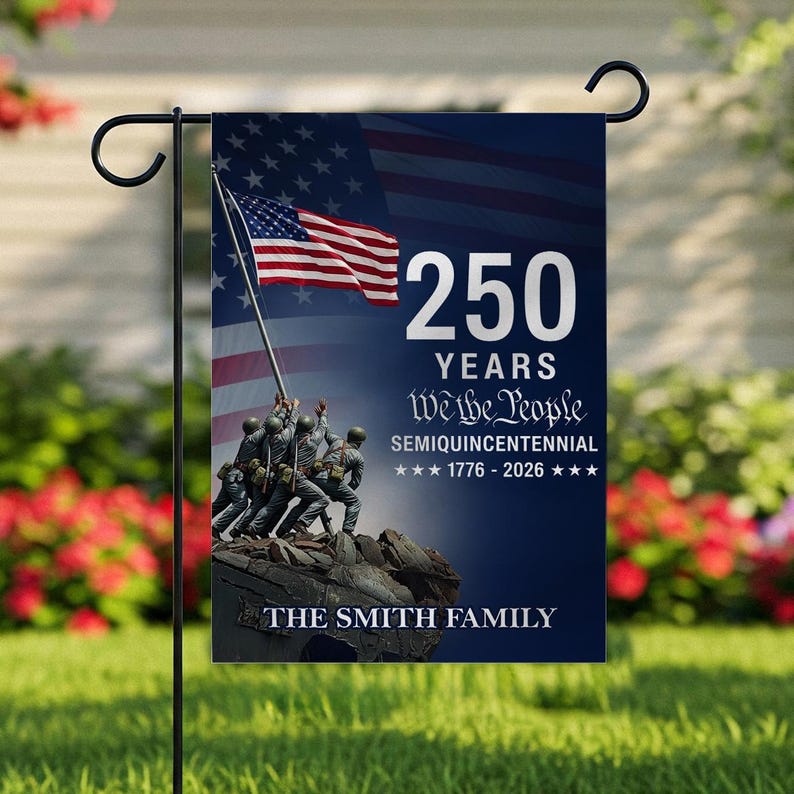 Personalized America 250th Anniversary Flag, Celebrate Our 250th ...