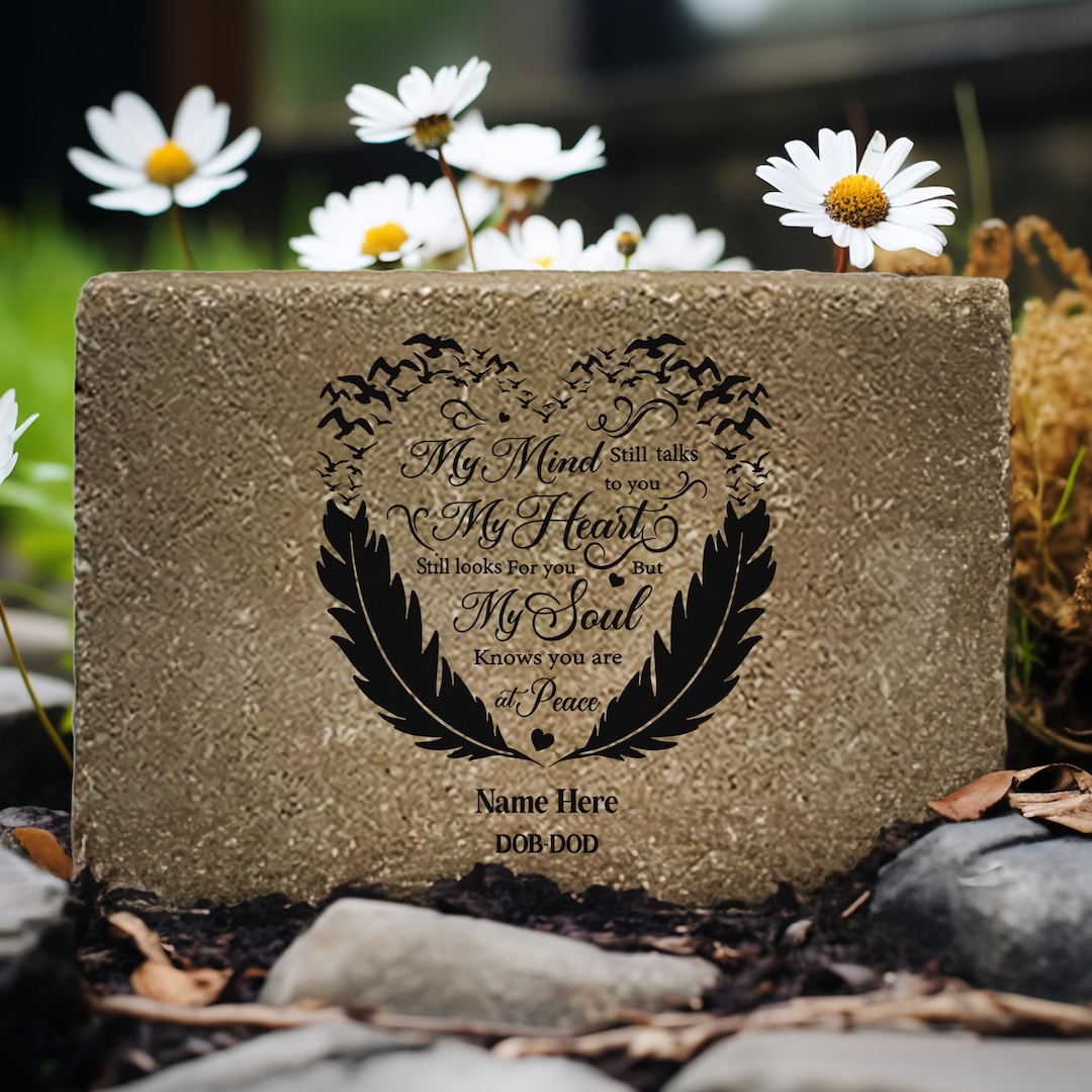 Personalized Memorial Stone for Mom, Grandma, Nana, Lovers One Vintage ...