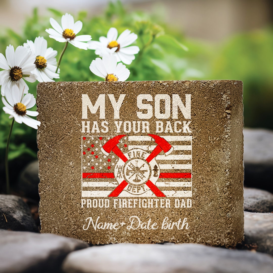 Personalized Memorial Stone for Firefighter, Fireman, Lovers One ...