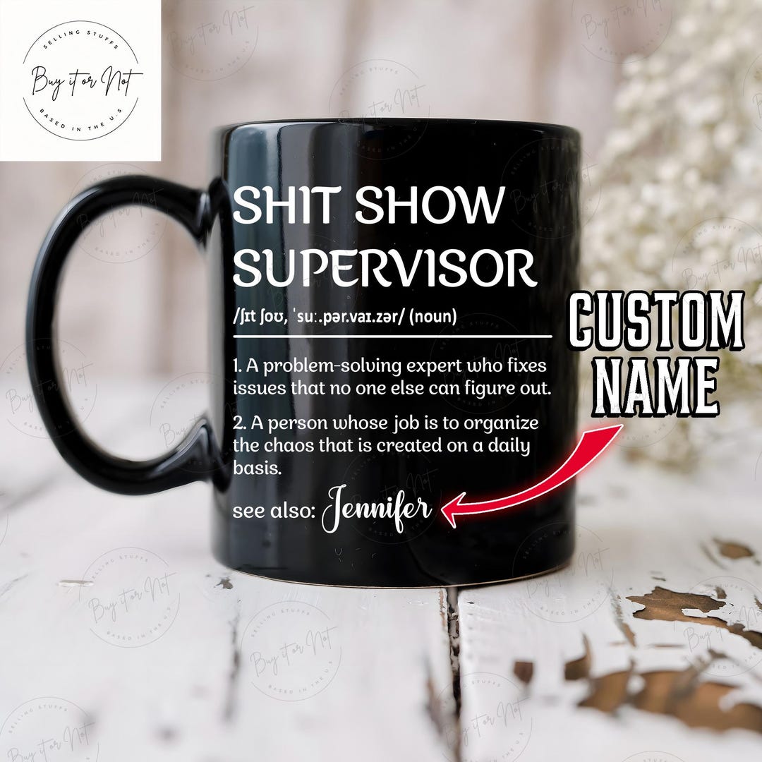 Personalized the Cool-headed Problem Solver, Custom Coworker Black Mug ...
